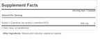 energy boosting l-carnitine supplement