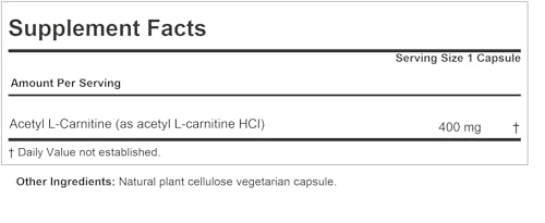 energy boosting l-carnitine supplement