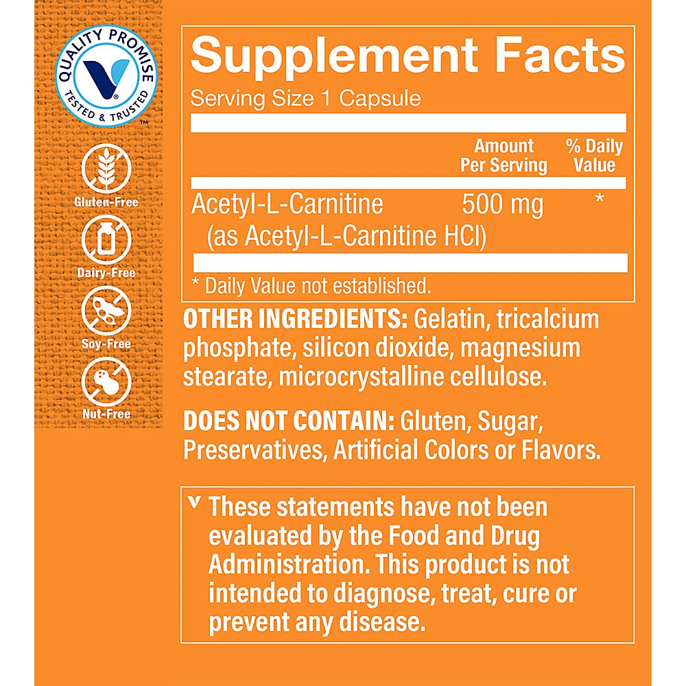 energy boosting l-carnitine supplement
