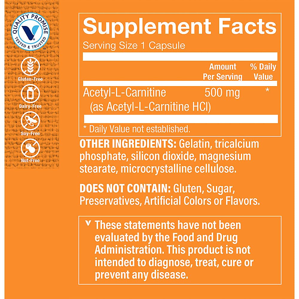 Energy-boosting L-Carnitine supplement