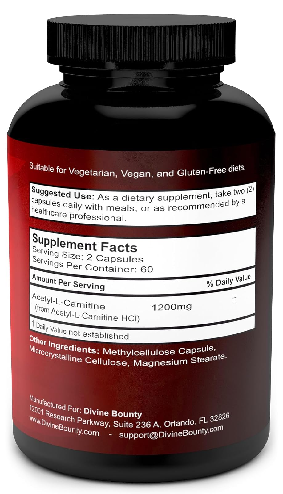 energy boosting l-carnitine supplement