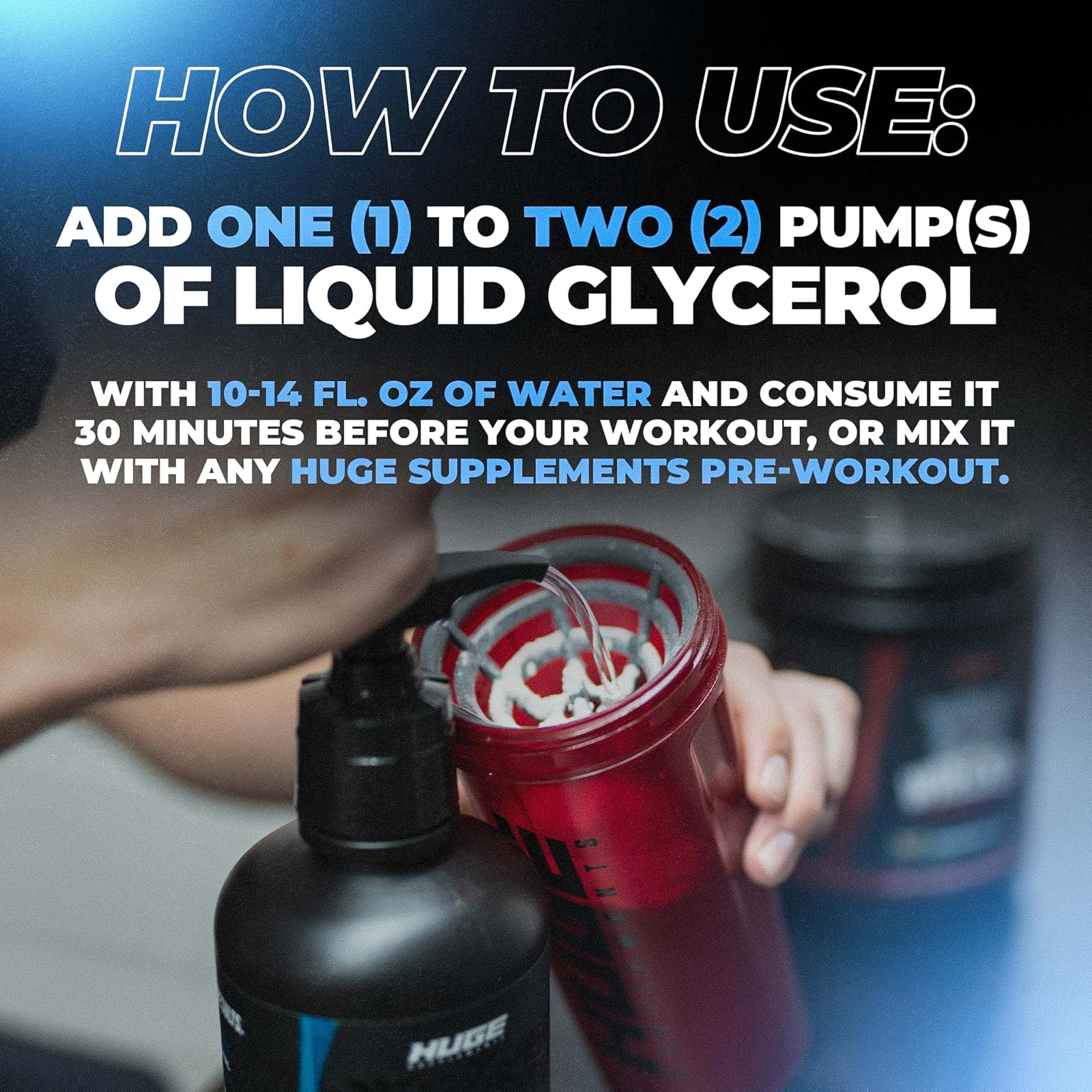 energy-boosting liquid glycerol supplement