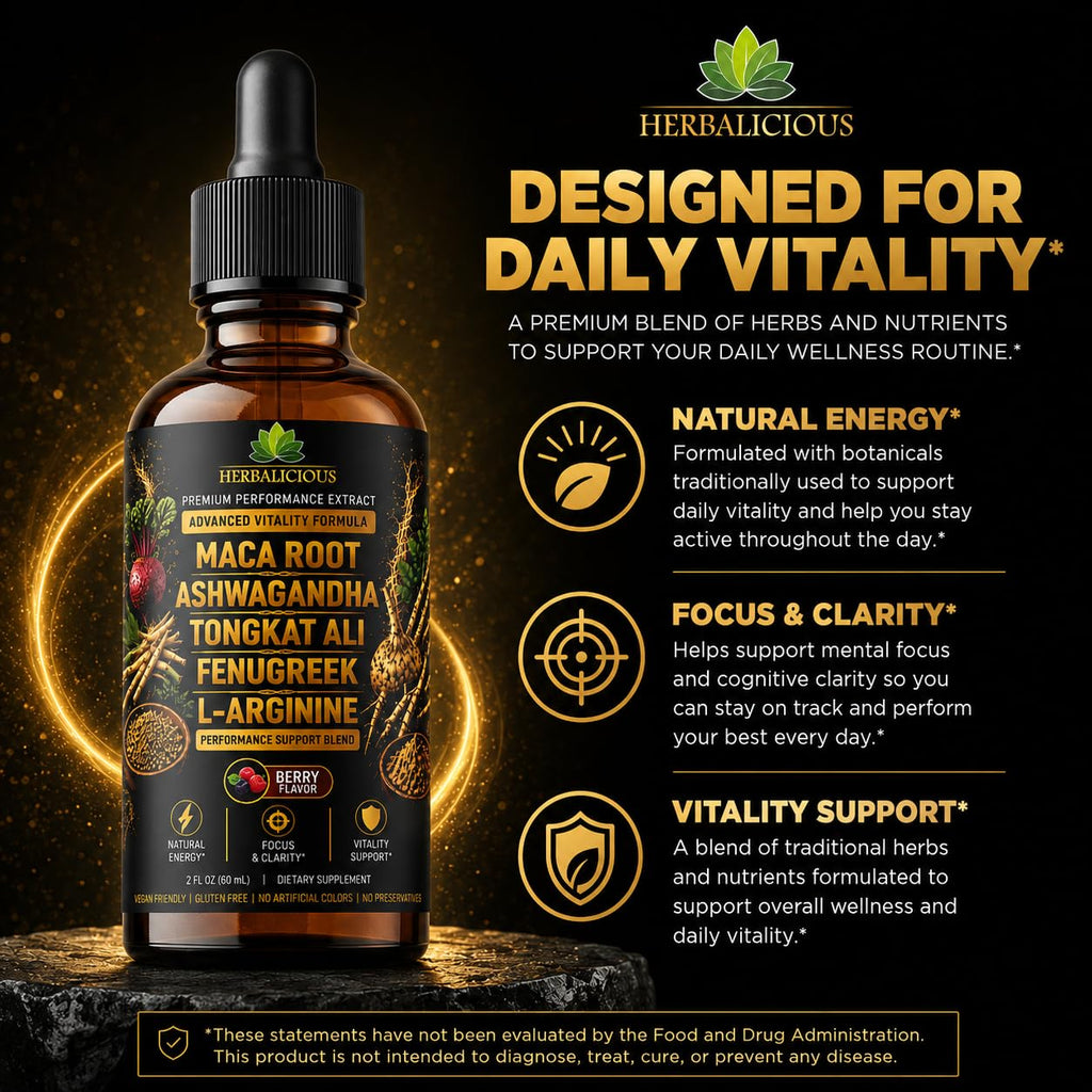 energy boosting maca fenugreek drops
