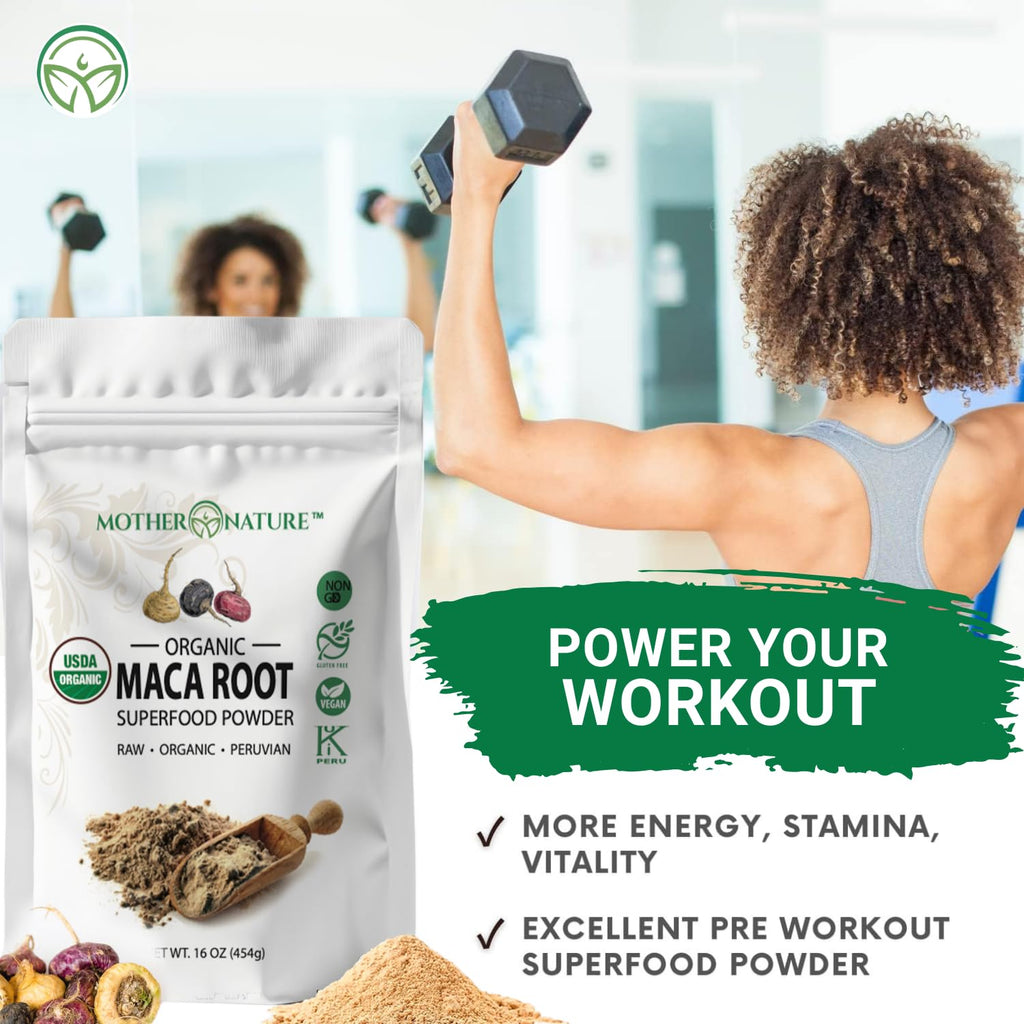 energy boosting maca root powder