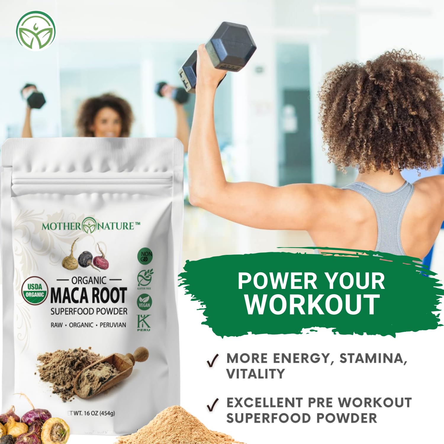 energy boosting maca root powder