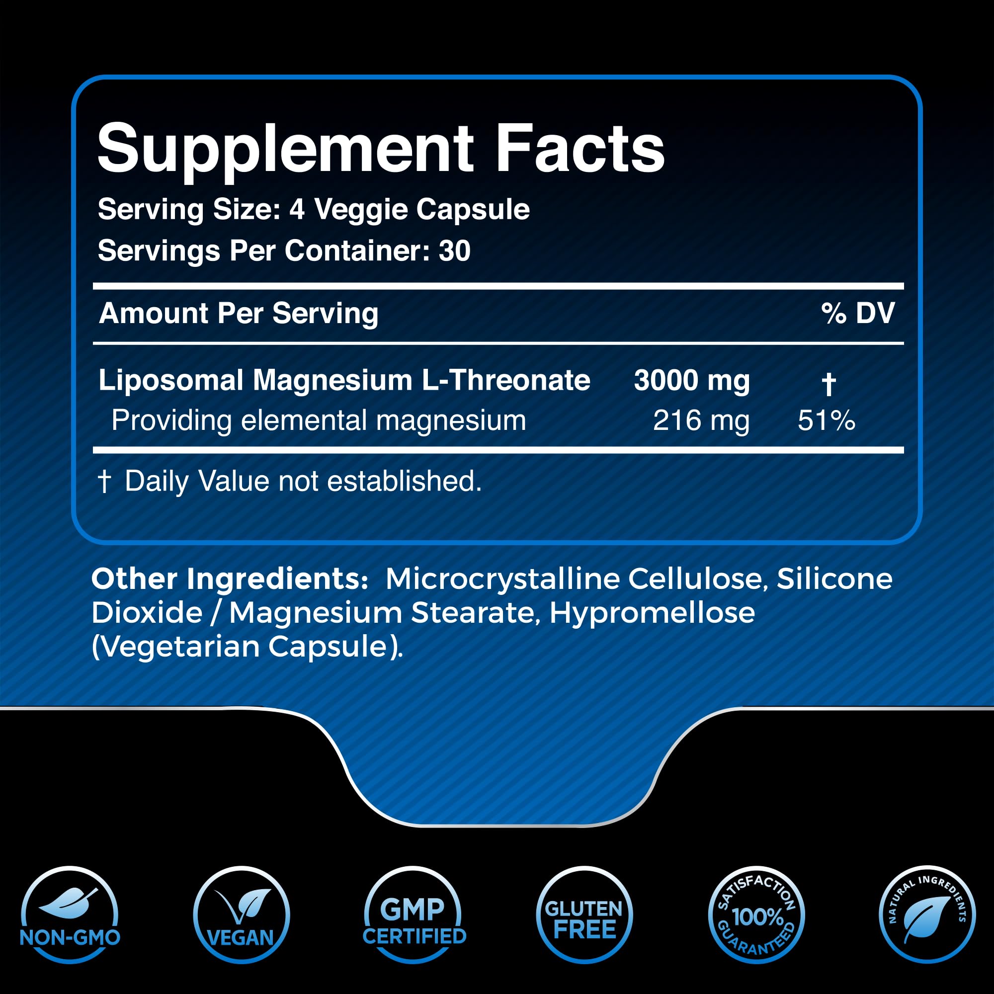 energy boosting magnesium capsules 3000mg