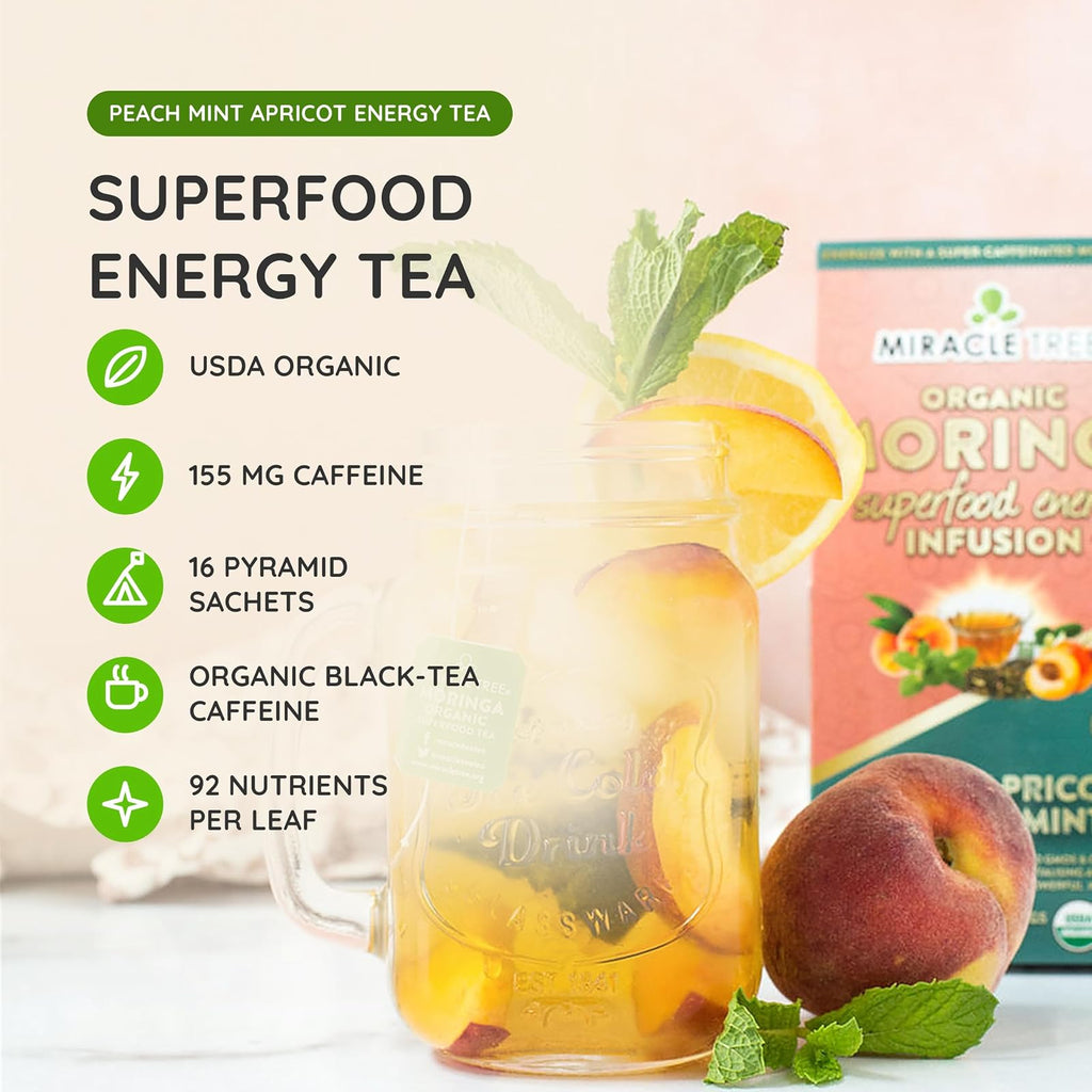 energy boosting moringa herbal tea