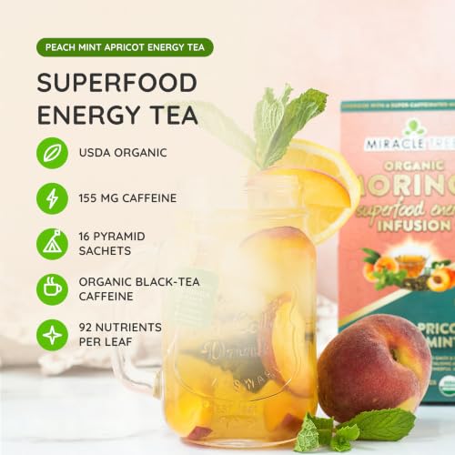Energy boosting moringa tea for wellness