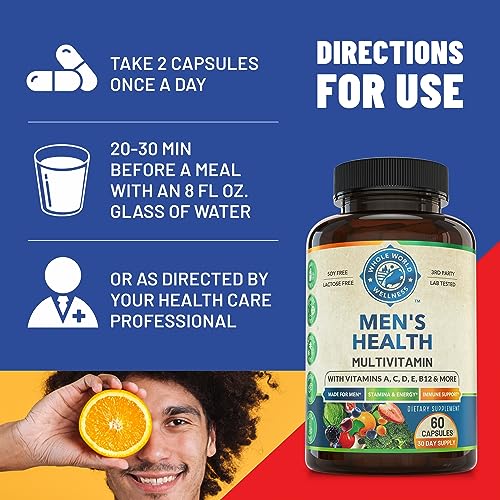 Energy-boosting multivitamin for men