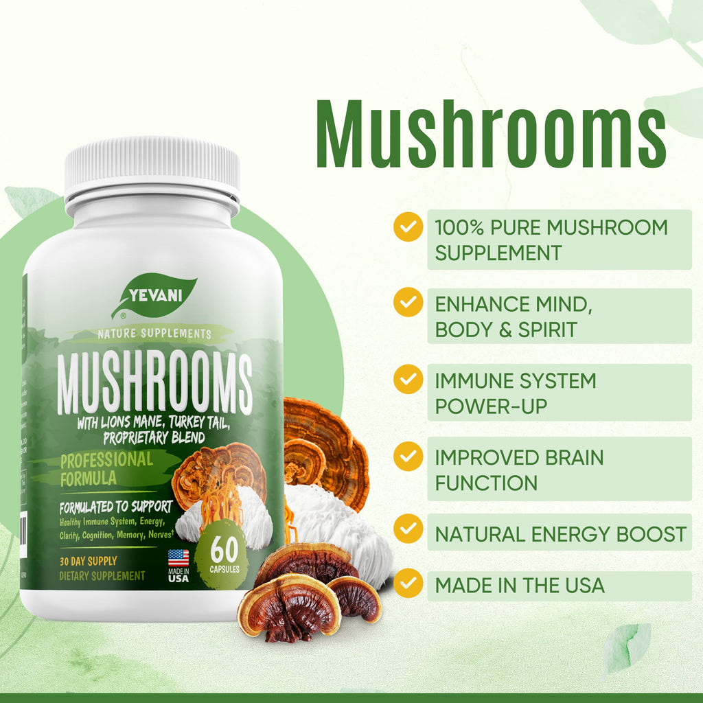 energy boosting mushroom blend