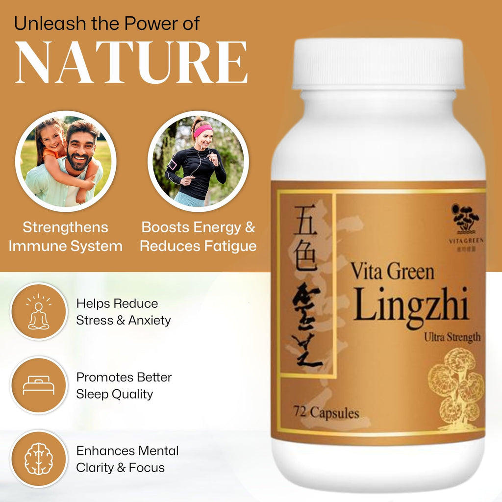 energy boosting mushroom capsules