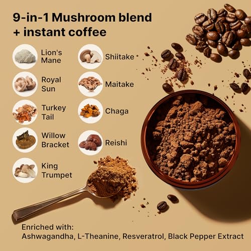 energy-boosting mushroom drink