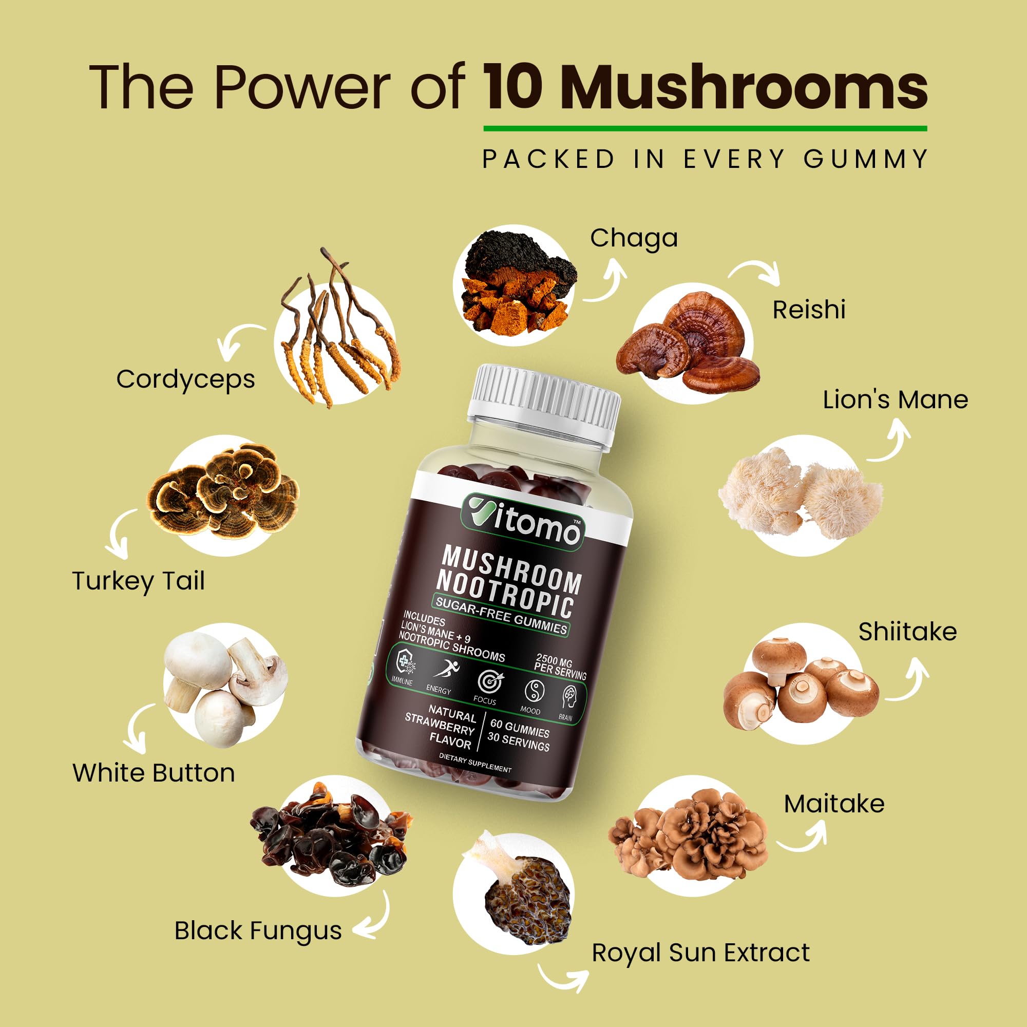 energy-boosting mushroom gummies for adults