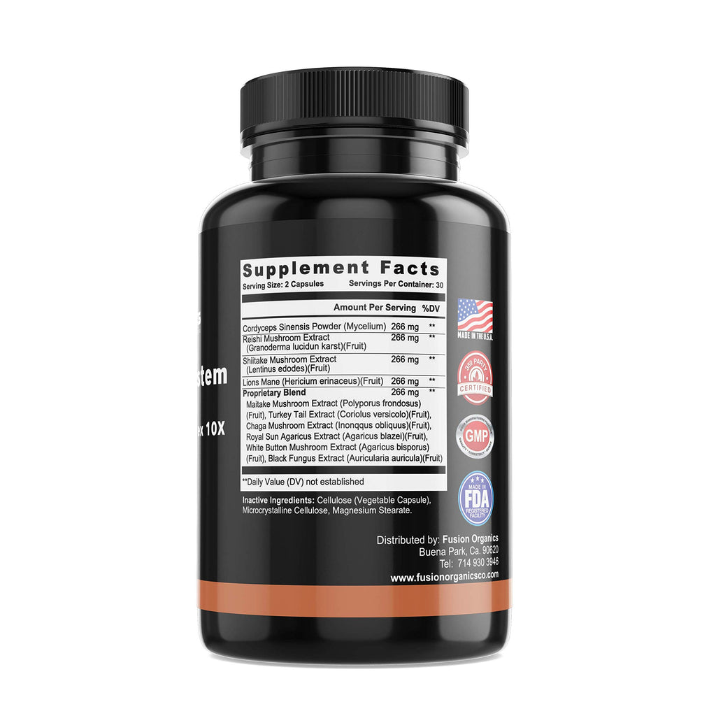 energy boosting mushroom supplements