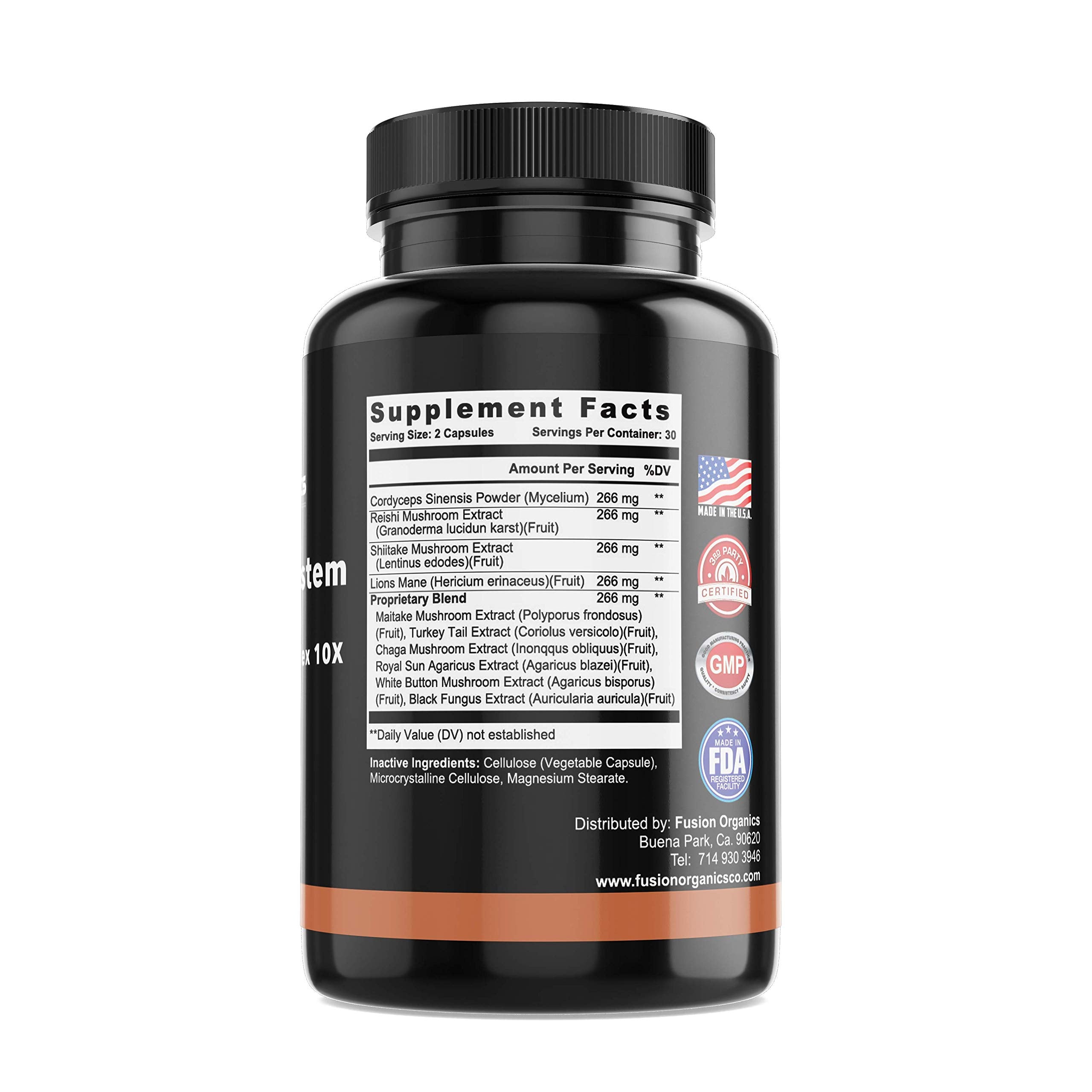 energy boosting mushroom supplements