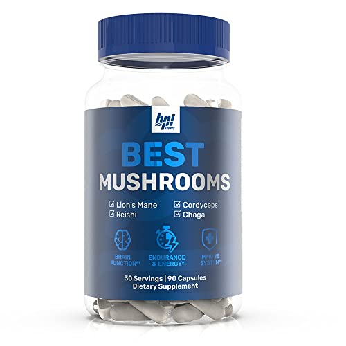energy-boosting mushrooms supplement capsules