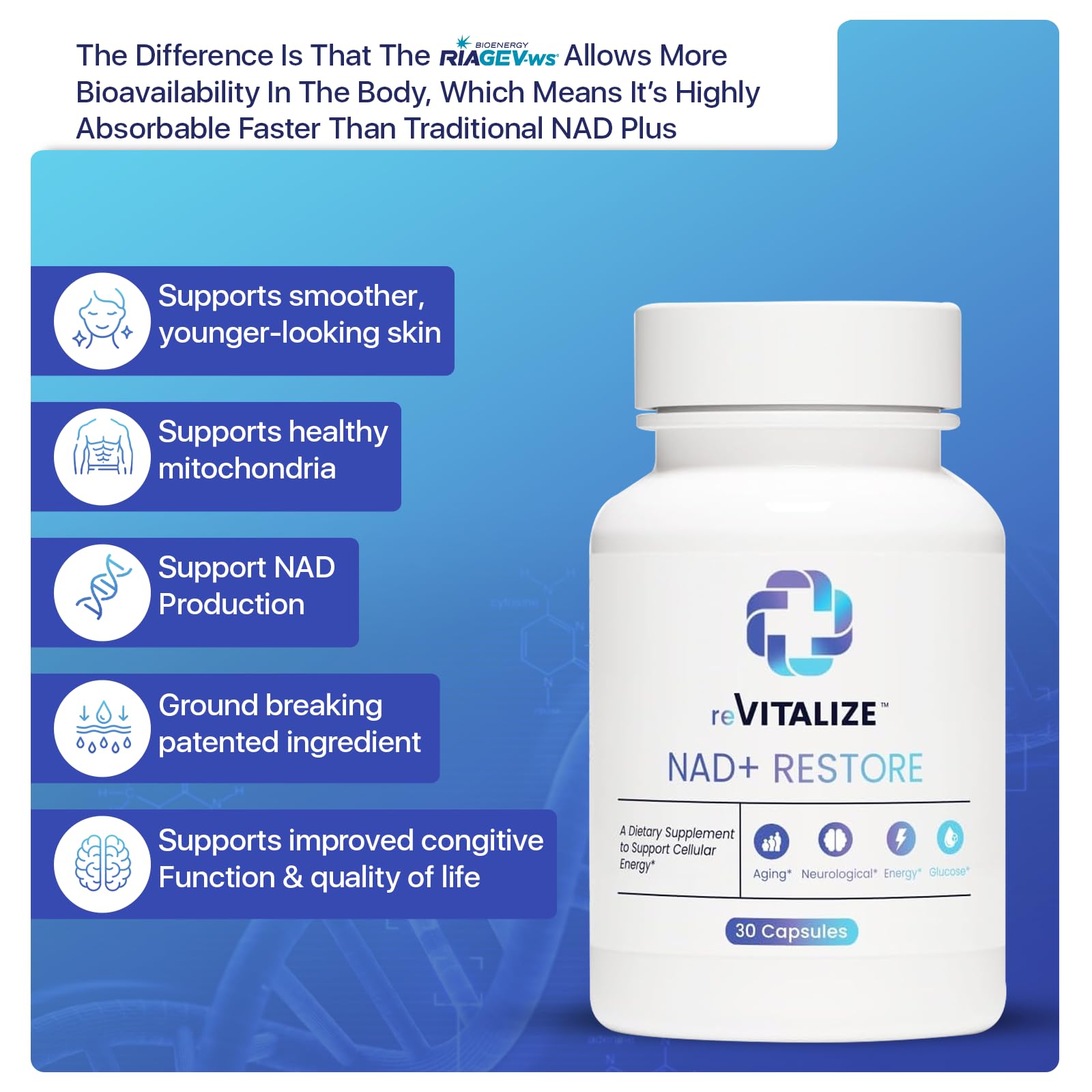 energy-boosting NAD+ supplement