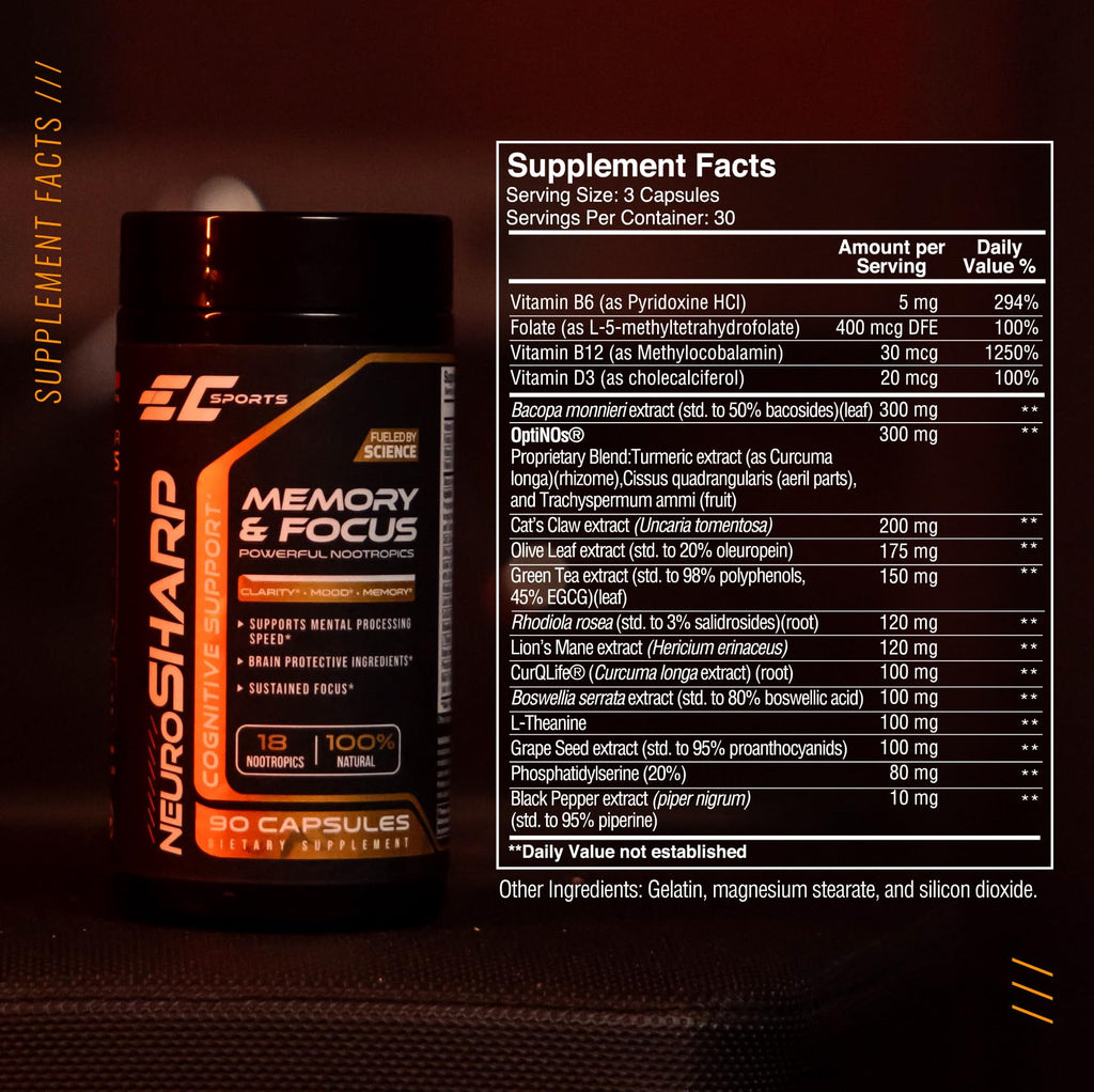 energy-boosting NeuroSharp supplement