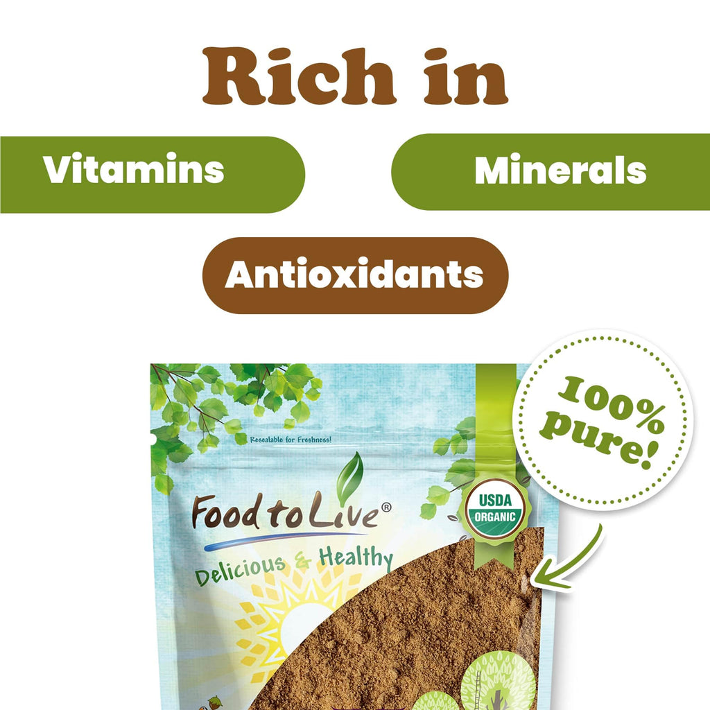 energy-boosting organic mushroom powder
