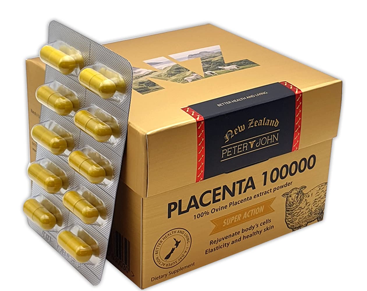 energy boosting ovine placenta capsules