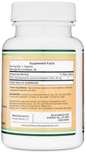 Energy boosting PQQ capsules for athletes