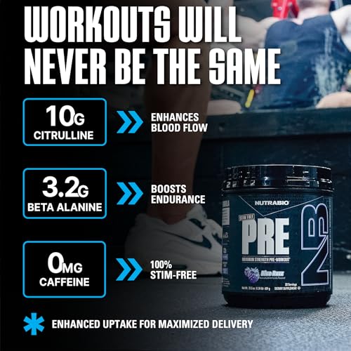 Energy boosting pre workout formula