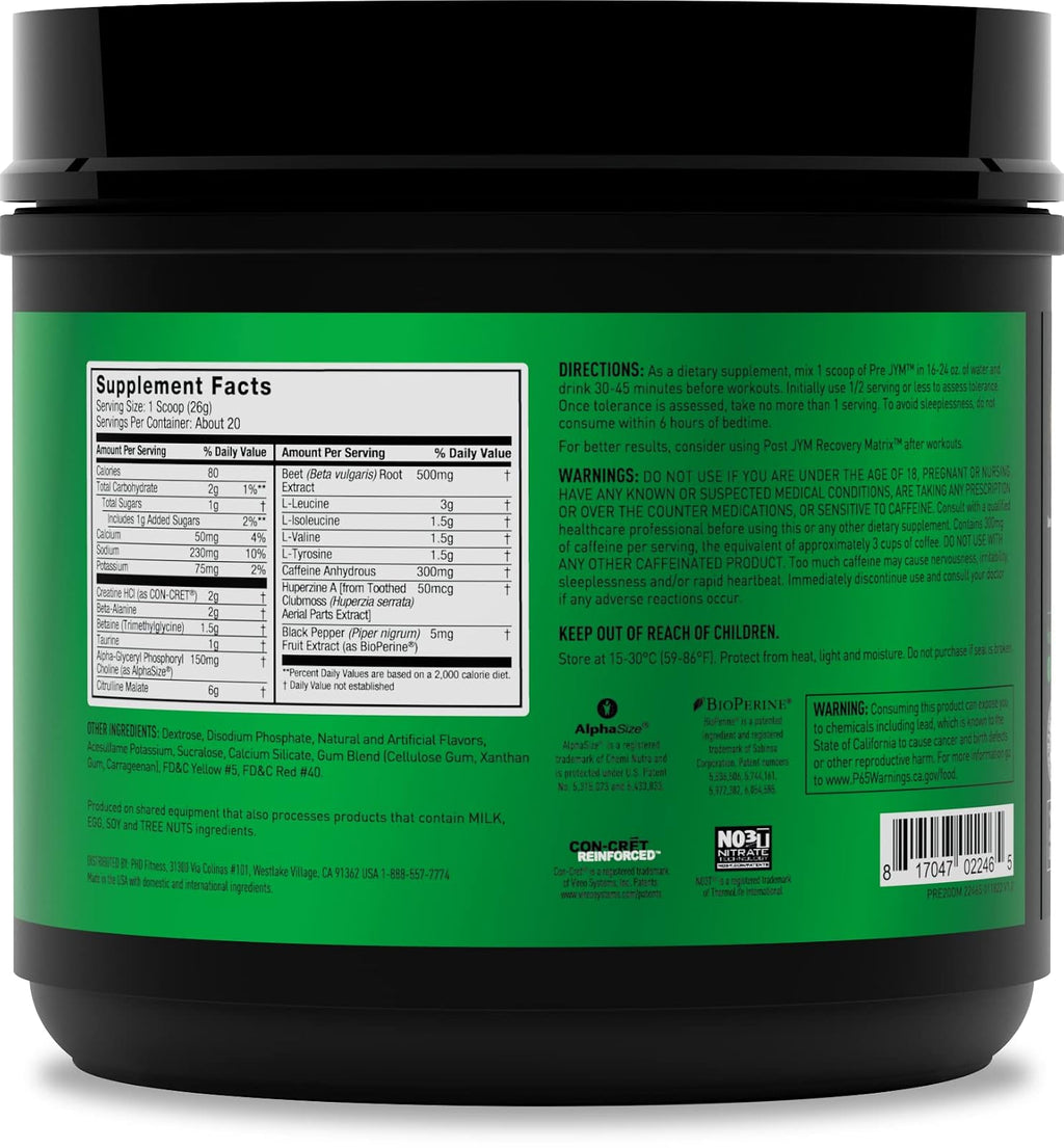 energy-boosting pre-workout supplement