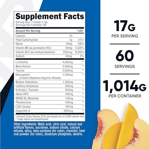 energy boosting pre-workout supplement