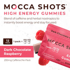 energy-boosting raspberry chocolate gummies