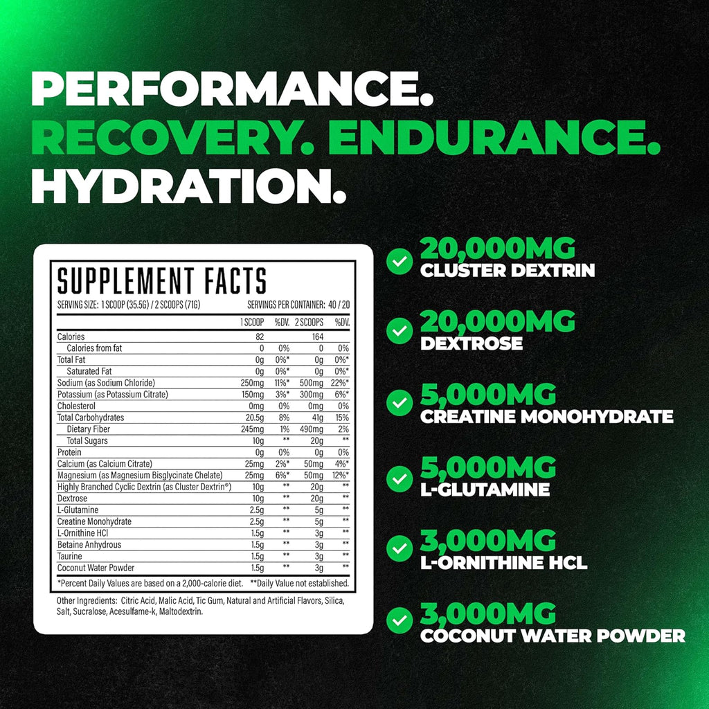 energy boosting recovery powder for athletes