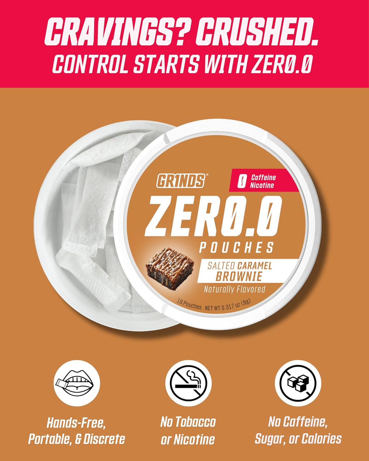 energy-boosting salted caramel brownie snacks