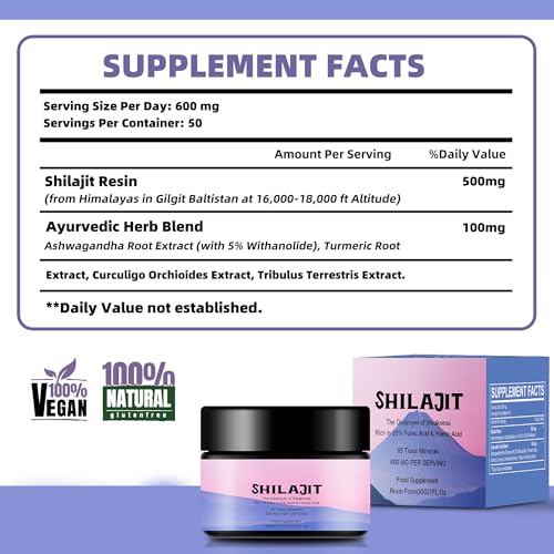 Energy-boosting Shilajit resin