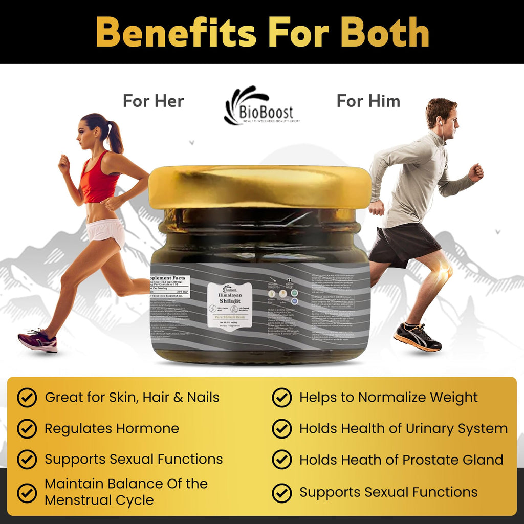 Energy boosting shilajit supplement