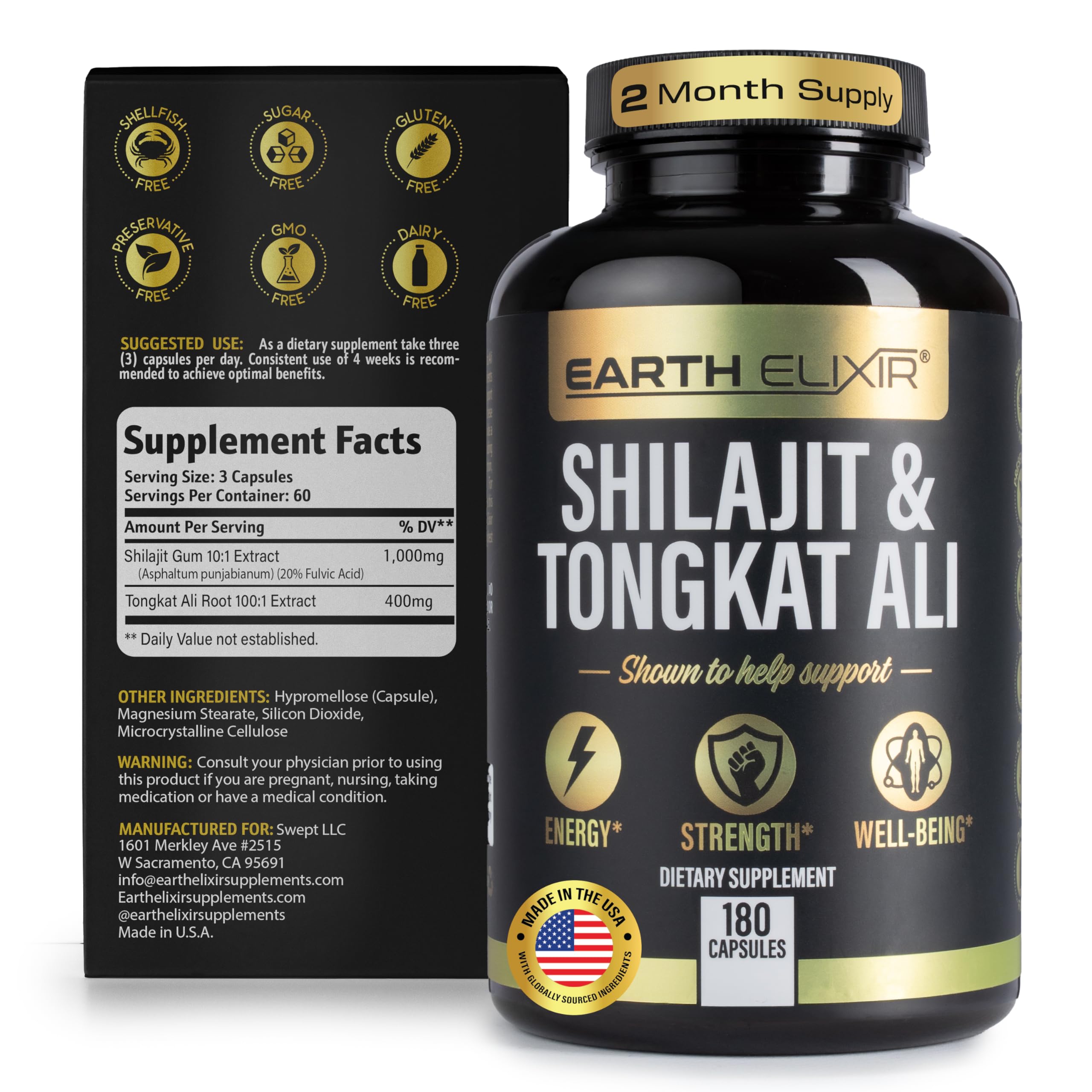 energy boosting shilajit supplements