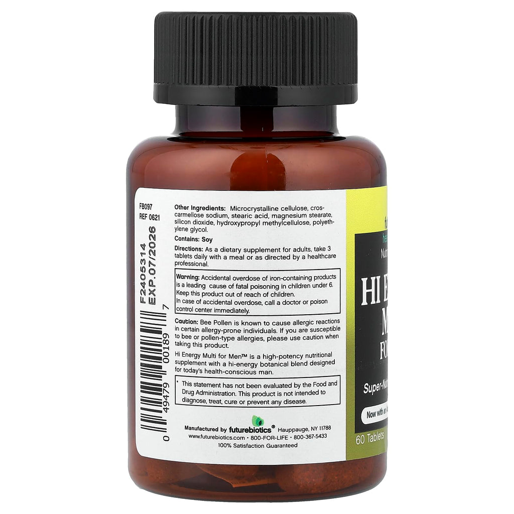 Energy-boosting tablets for active men