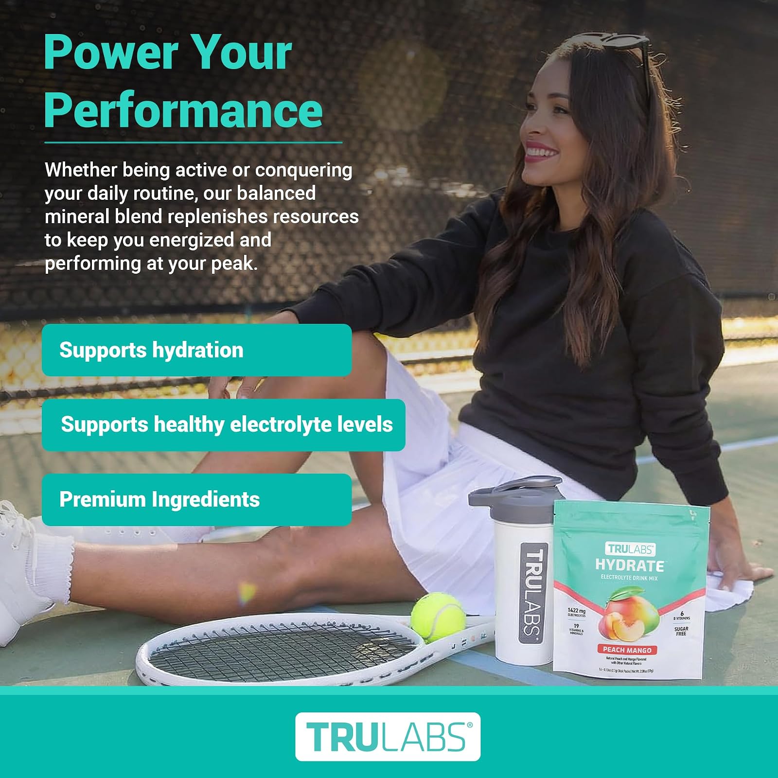 energy-boosting TRULABS electrolyte mix