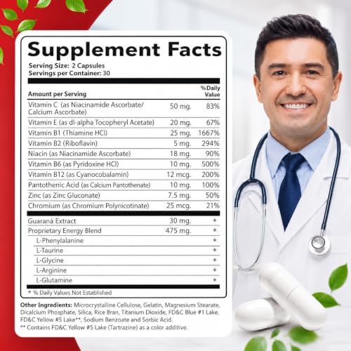 energy-boosting vitamin B capsules