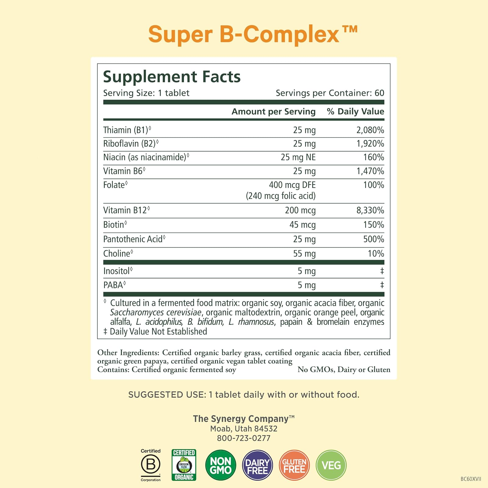 energy-boosting vitamin b complex supplement
