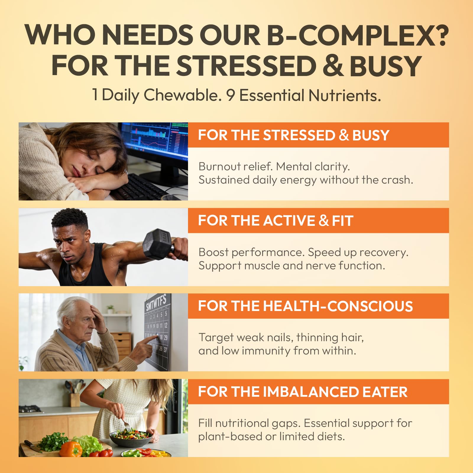 Energy-boosting vitamin B complex
