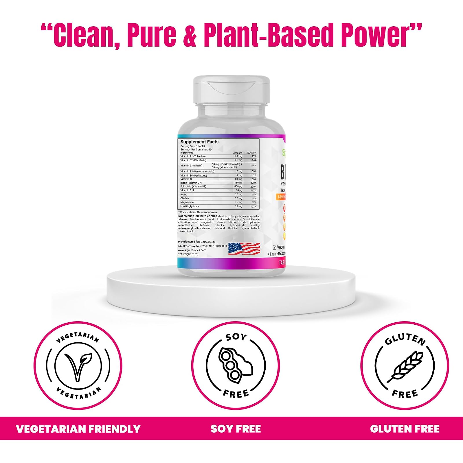 energy boosting Vitamin B supplement
