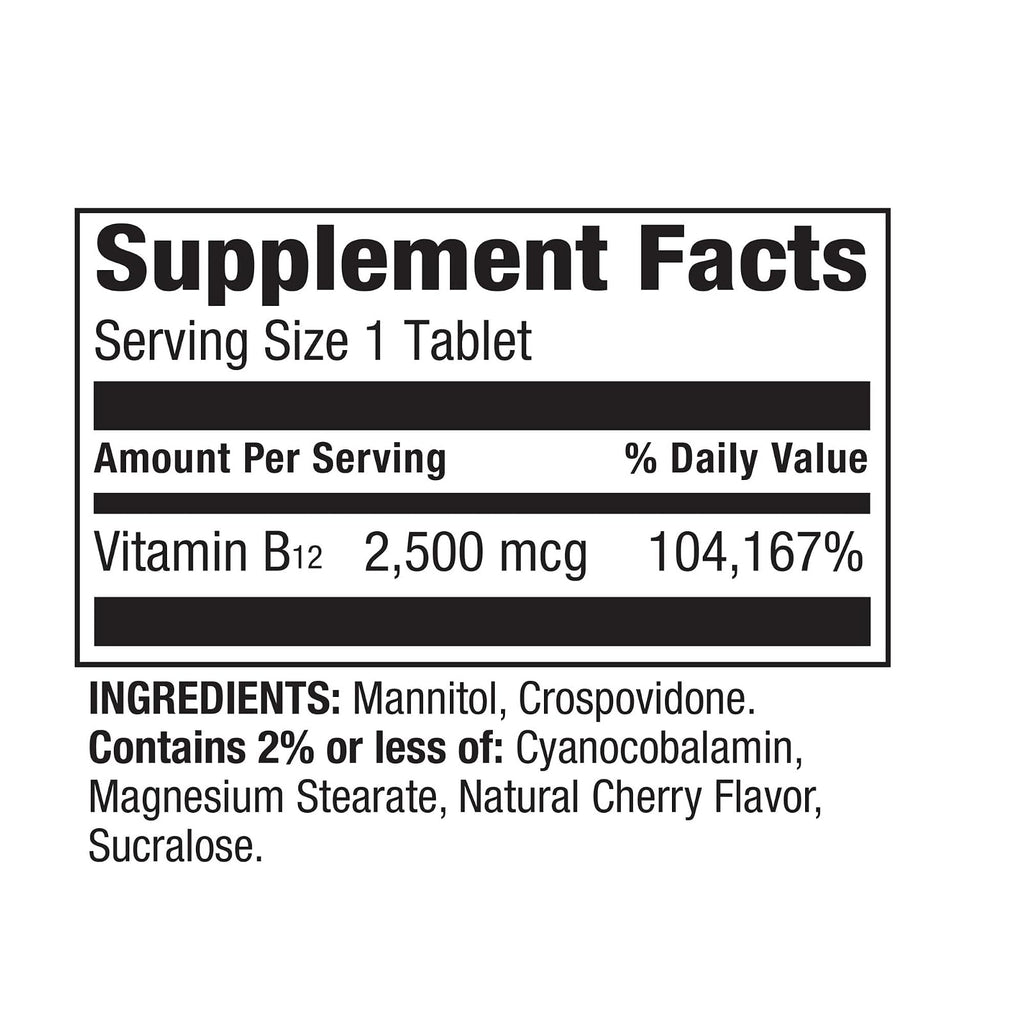 energy boosting vitamin b12 formula