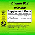 energy boosting vitamin B12 supplement