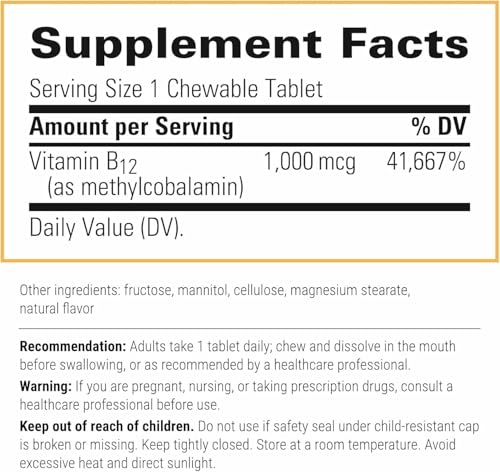 energy boosting vitamin B12 supplement