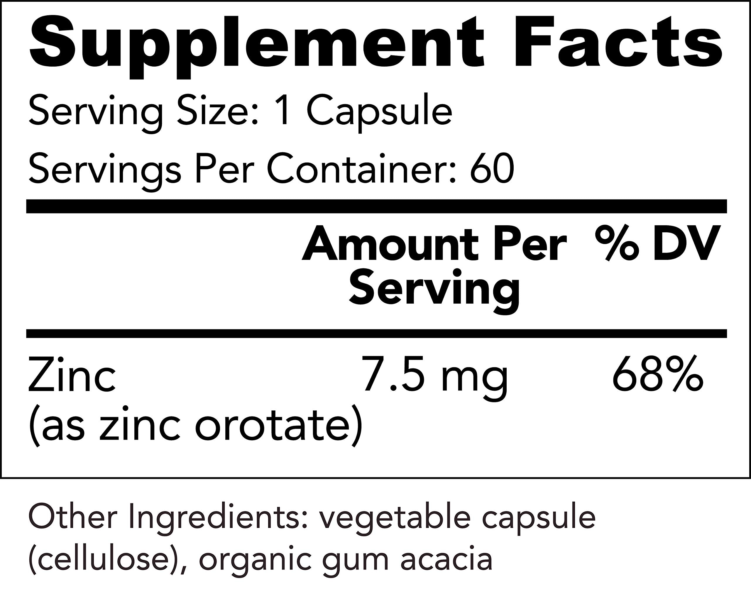 Energy boosting zinc for metabolism
