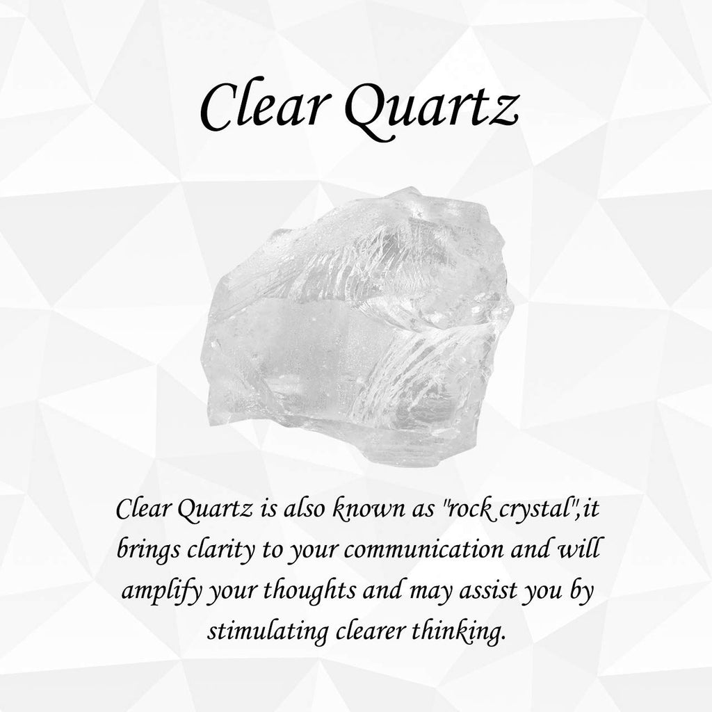 energy cleansing rough quartz point