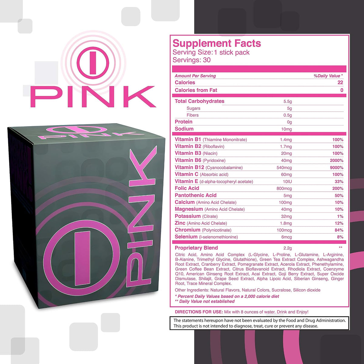 energy drink mix for active women