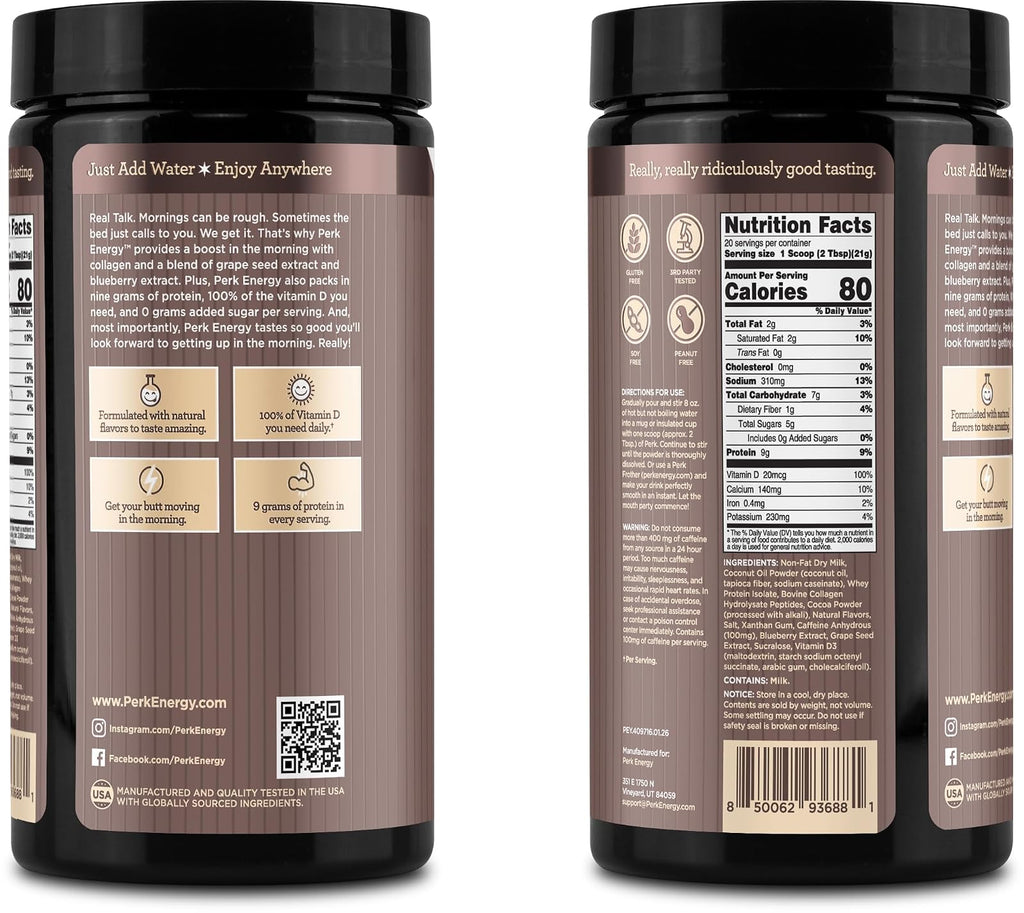 Energy drink mix for athletes