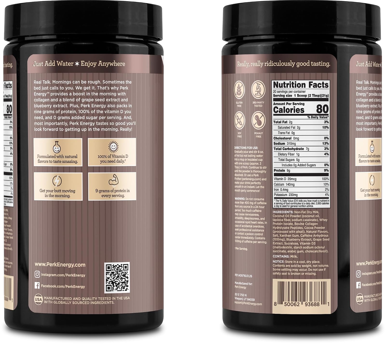 Energy drink mix for athletes