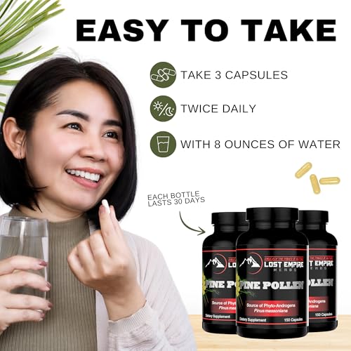 energy enhancing pine pollen capsules