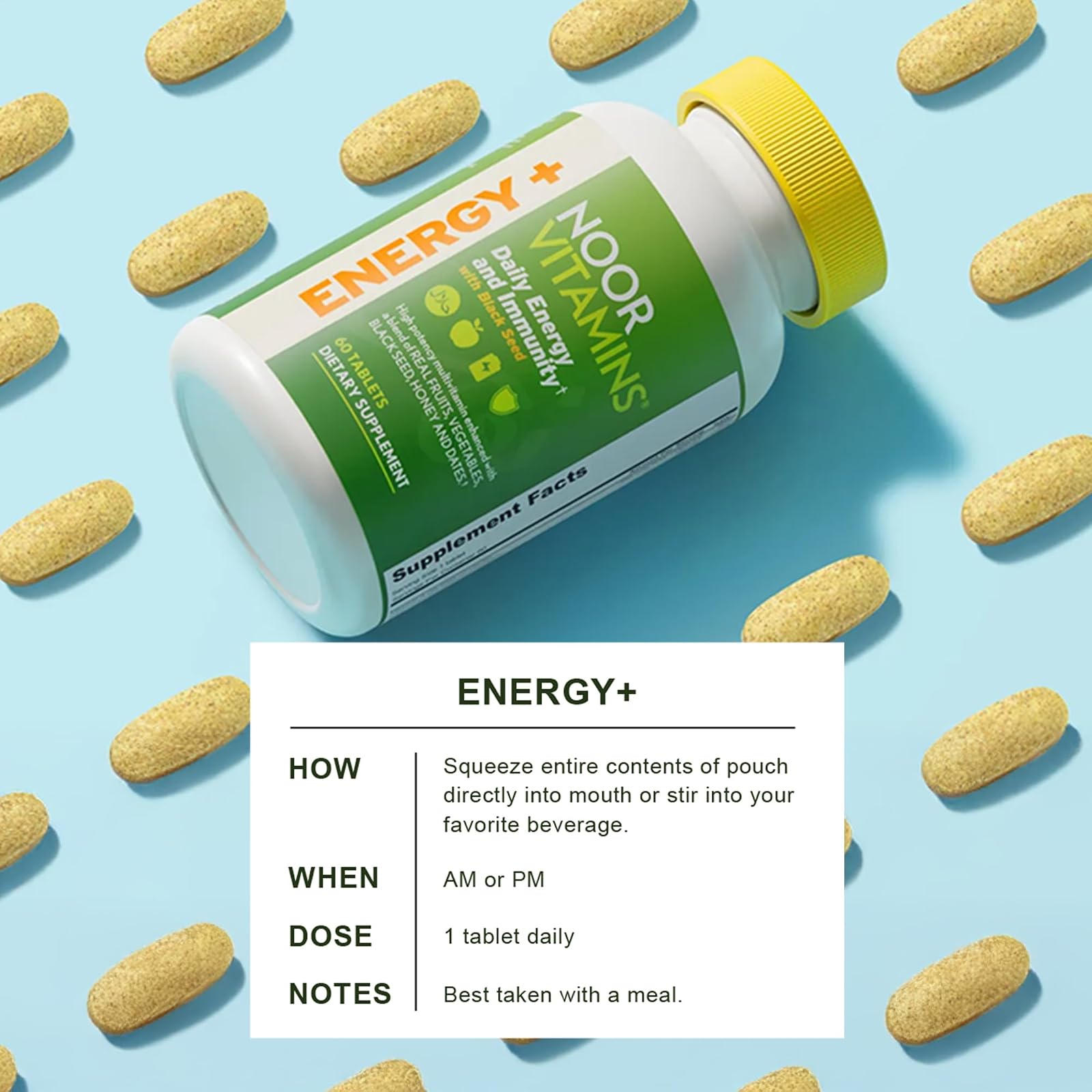 Energy+ multivitamin for active lifestyles